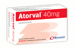 Γαληνός - Σκεύασμα - ATORVAL F.C.TAB 40MG/TAB BTx30 (BLIST 3x10) - Γενικά