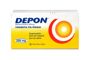 Γαληνός - Σκεύασμα - DEPON SUPP 200MG/SUP ΒΤx6 (σε FOILS) - Γενικά